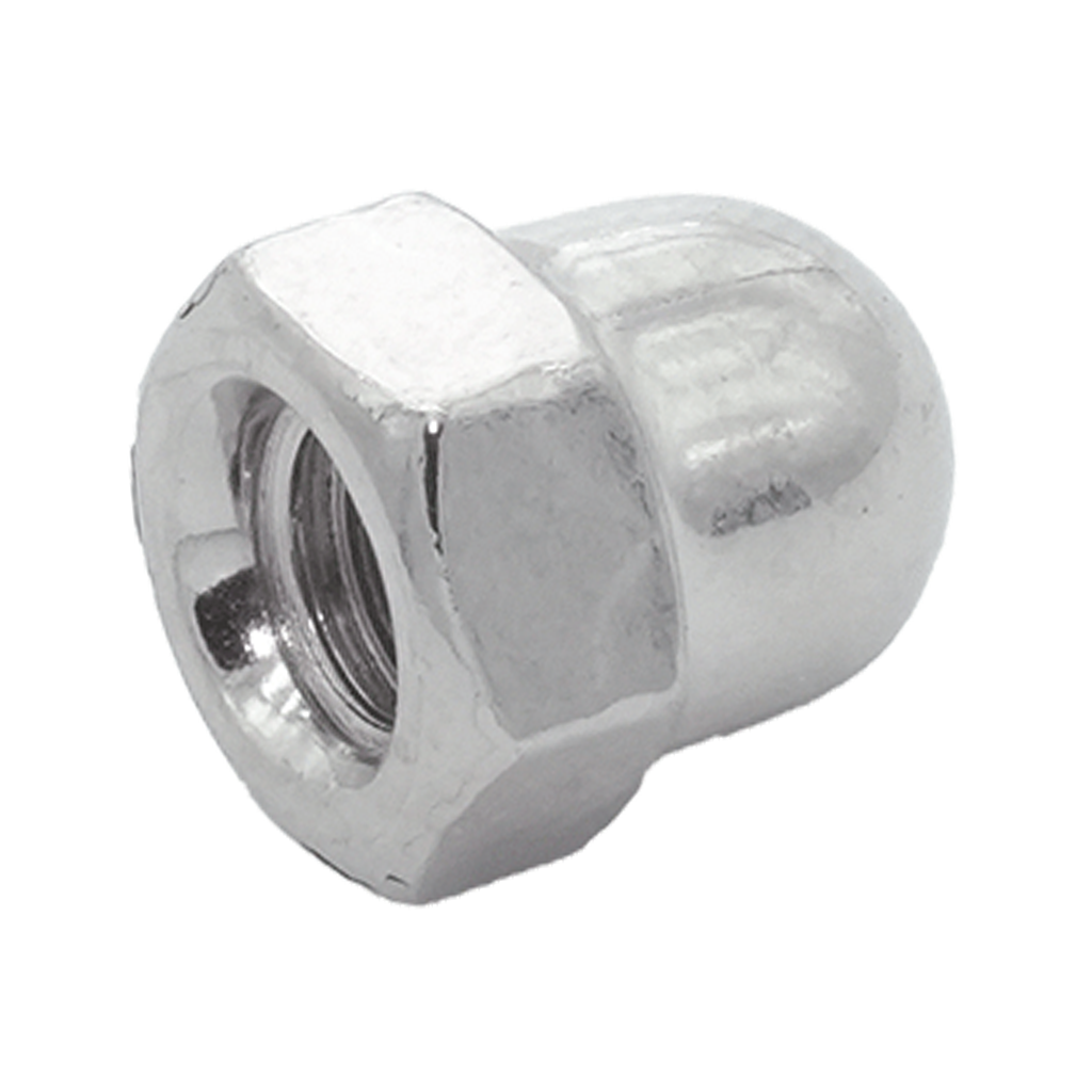 DIN 1587 Hex Domed Cap Nut Cl 6 Nickel Plated – Berardi Bullonerie srl