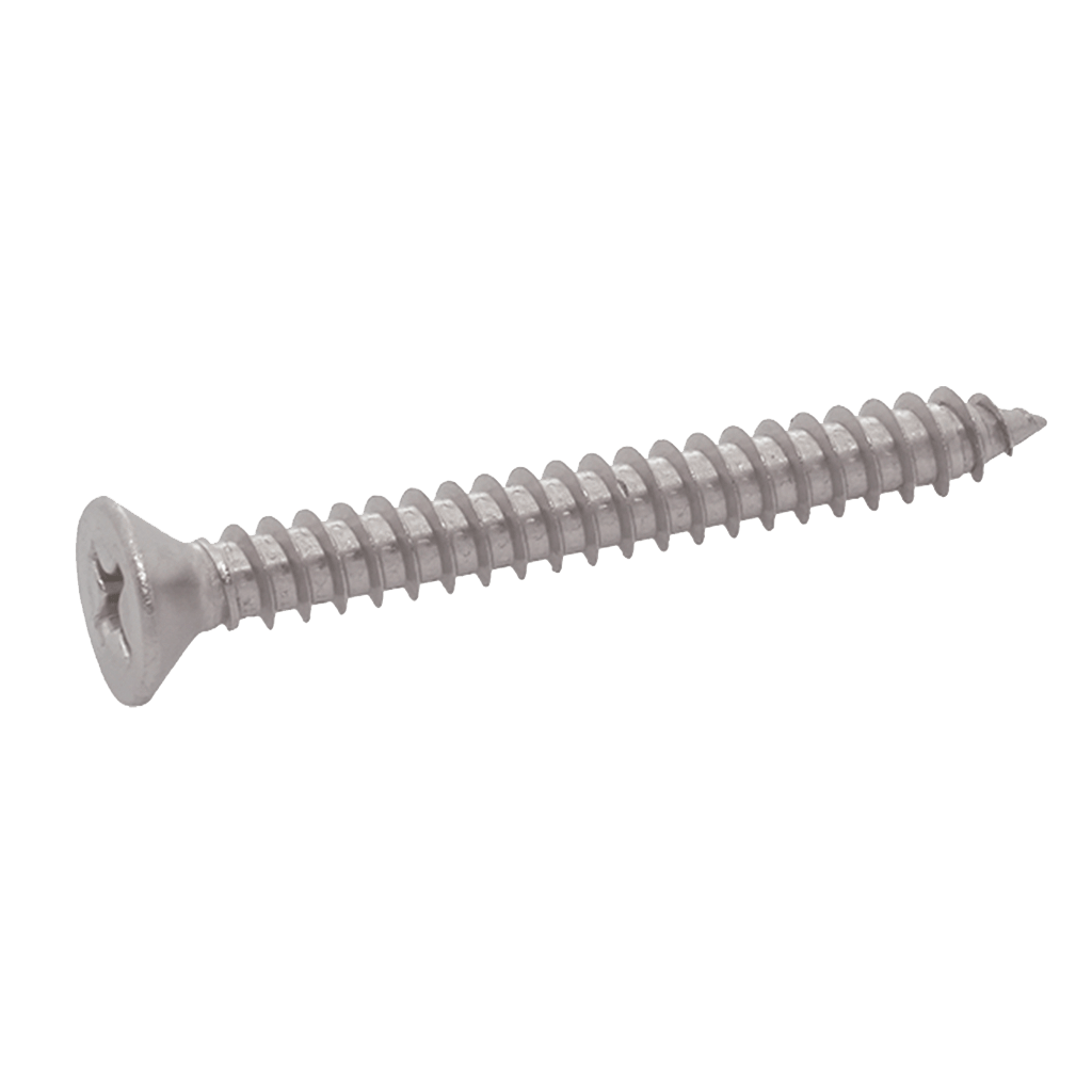DIN 7982 C-H cross recessed CSK tapping screw - Stainless steel A4 ...