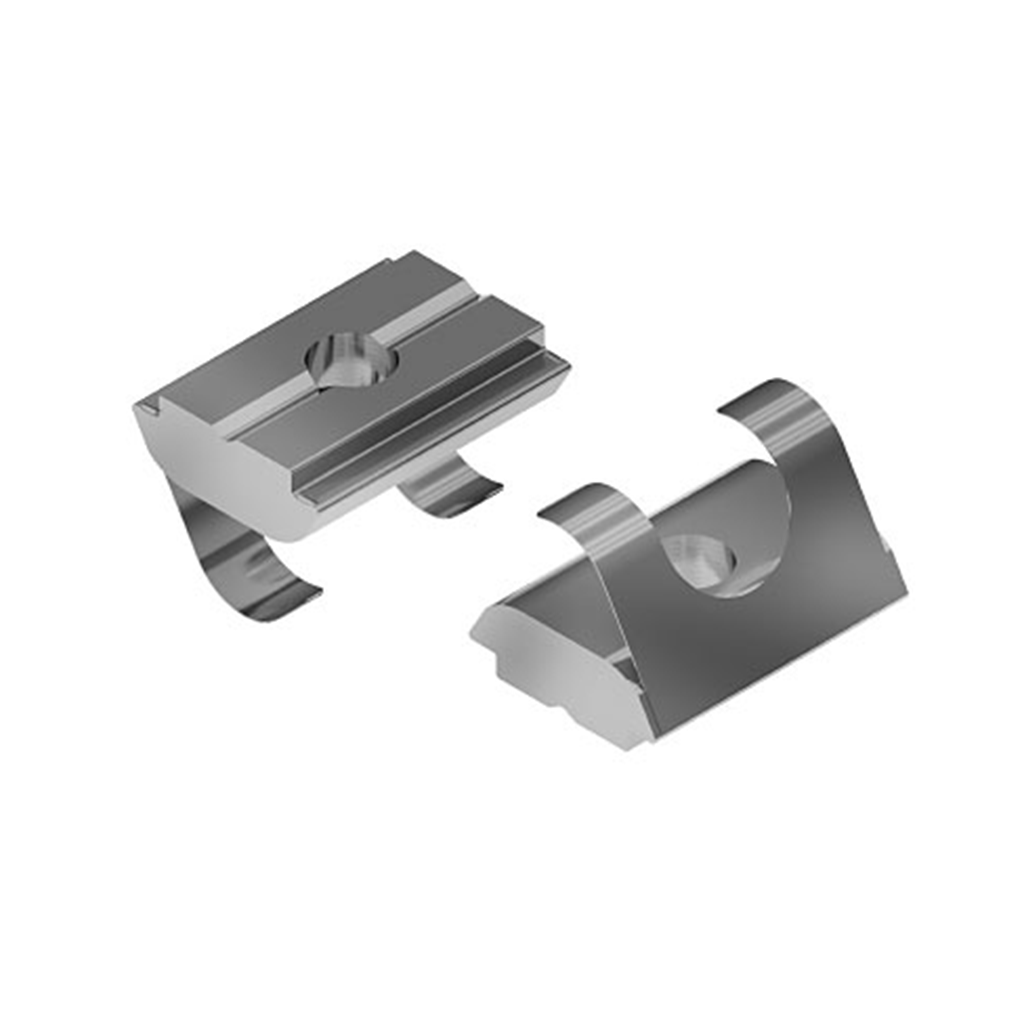 Self-aligning roll-in t-slot nut with spring leaf – Berardi Group
